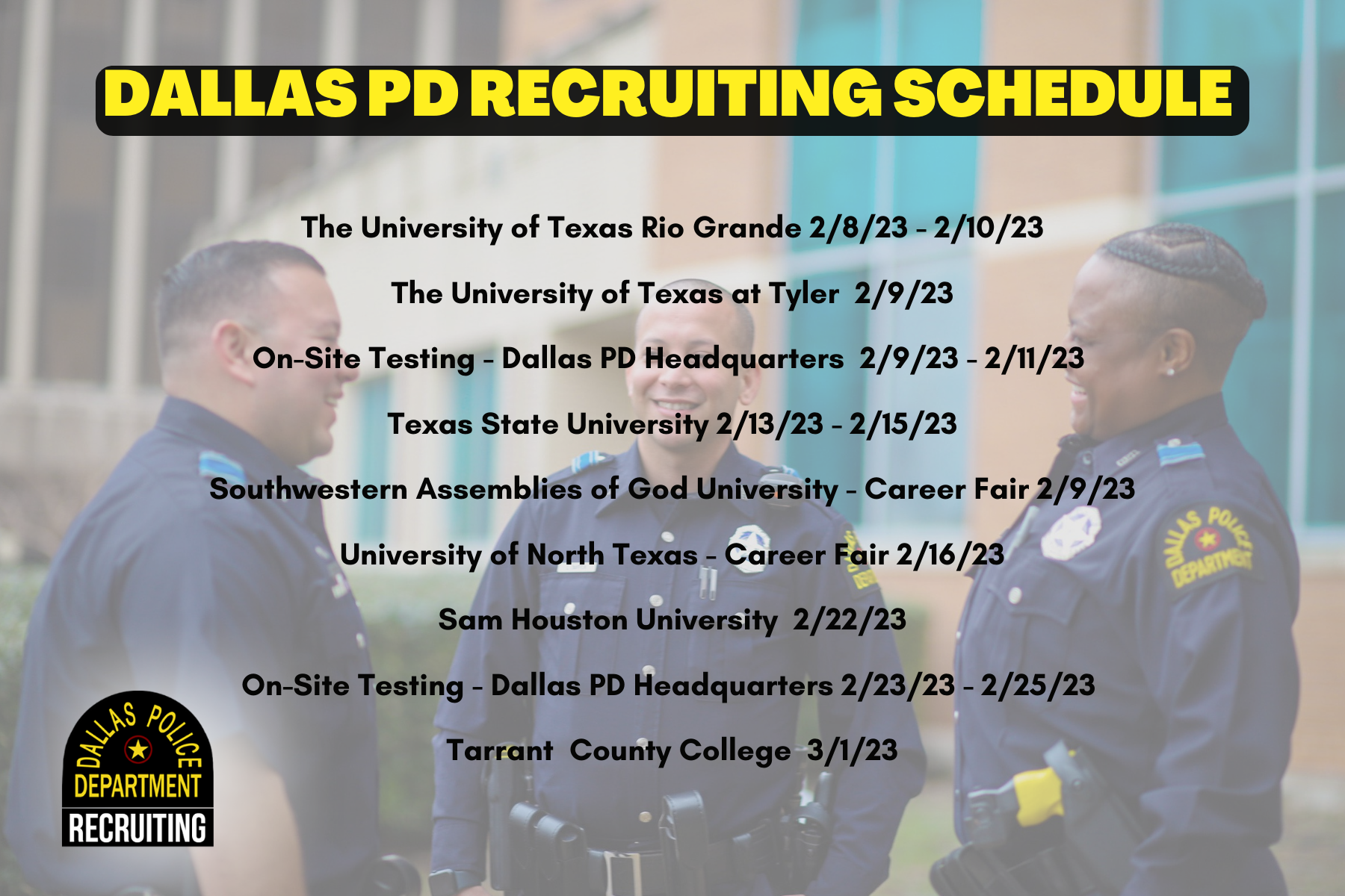 Images - Copy of Dallas PD RECRUITING SCHEDULE - NO...
